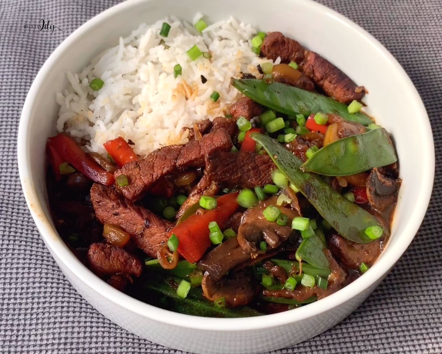 CHOP SUEY DE CERDO - Recetas Lily